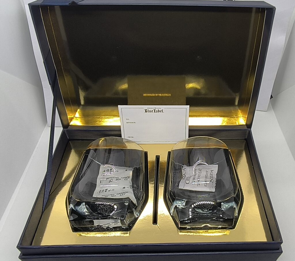 Johnnie Walker Blue Label 2 whiskey tumbler crystal glass – The818Collector